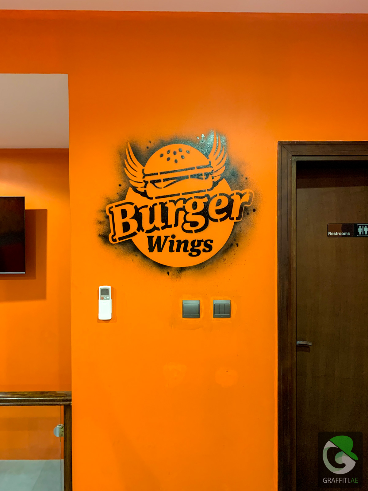 Burger Wings Restaurant - GRAFFITI .AE