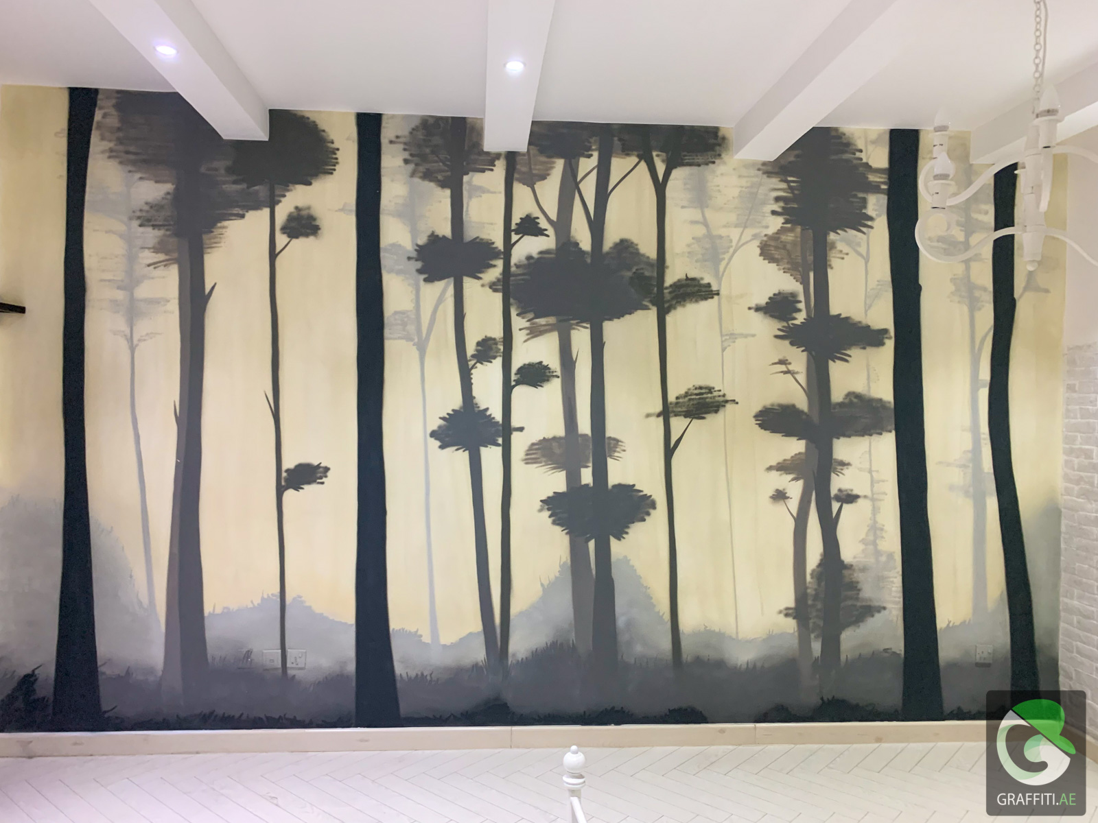 Forest Wall street-art - Sharjah - GRAFFITI .AE